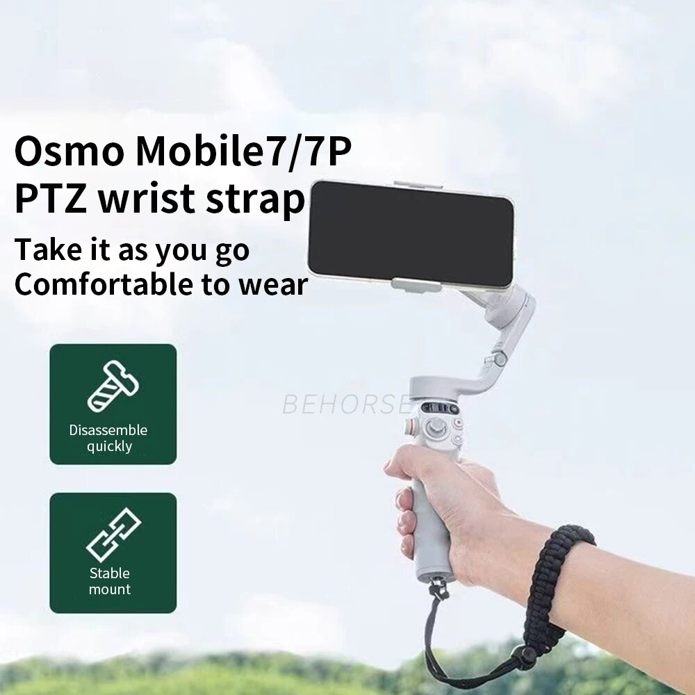 Ремешок для DJI Osmo Pocket черный (A) — фото 1