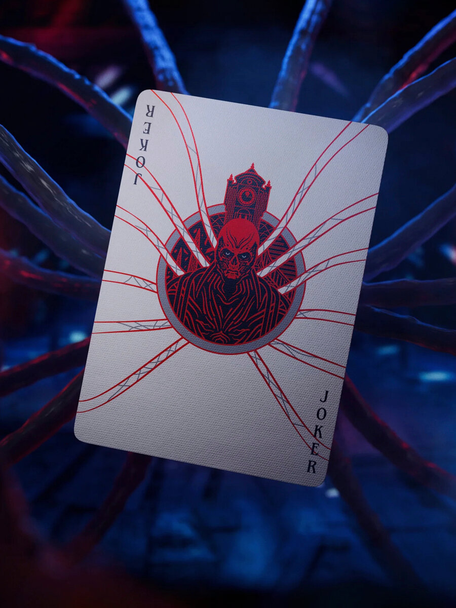 Карты Theory11 "Stranger Things", для фокусов, покер, 54 штуки, чёрные — фото 1