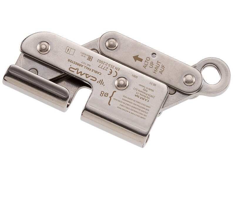 Зажимы Дополнительные CAMP Зажим для стального троса 8мм Cable Fall Arrester 1317