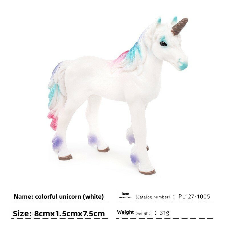 Украшение из полимерной глины и камней для детской модели игрушки единорог цветной на рабочем столе стиль с