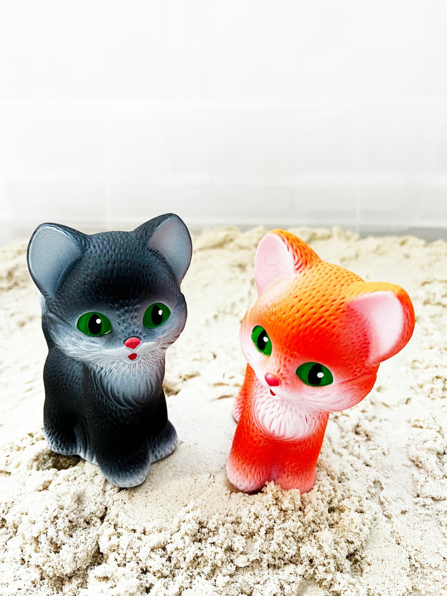 Набор 2-х фигурок Котята 12 см (подходят для купания и игр)