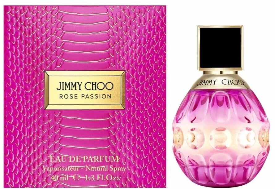 Jimmy Choo Rose Passion, 40 мл, парфюмерная вода, аромат для женщин (ref. 566)