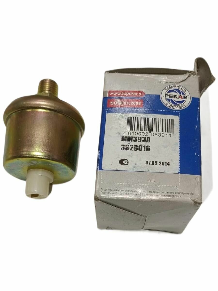 Датчик ММ-393А давления масла (штекер) на Ваз-2103,2106 пекар (ММ393А.3829010)
