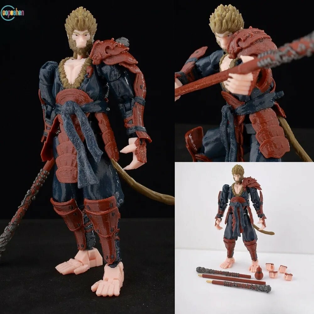 Магическая Битва Фигурка (Black Goku-14cm) Lucky Dummy 13,3D-печатный Подвижный Манекен