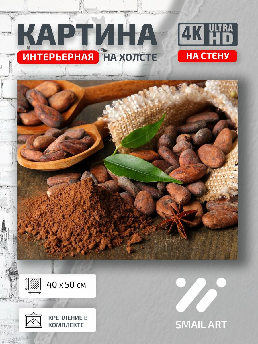 Картина на холсте интерьерная 40 на 50 на стену Палочки Food для кухни кулинария интерьер