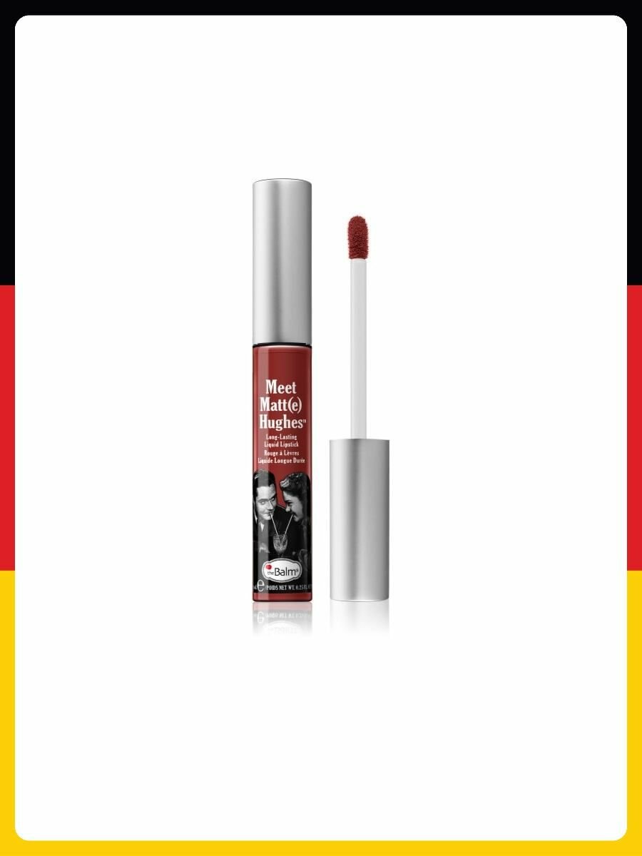 Губная помада theBalm Meet Matt(e) Hughes Long Lasting Liquid Lipstick long-lasting liquid lipstick Loyal, 7,4 мл