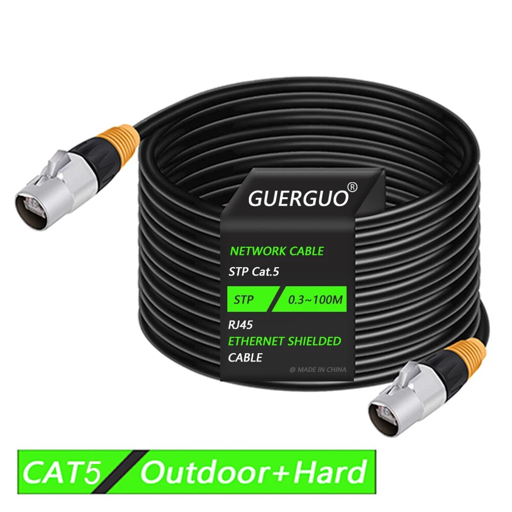 Экранированный кабель Ethernet Cat5/6 RJ45 0,3–100 м 1031-CAT5-Out-SL, 50M