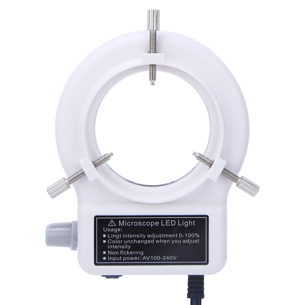 60LED Adjustable Brightness Microscope Ring Light for Stereo — фото 1