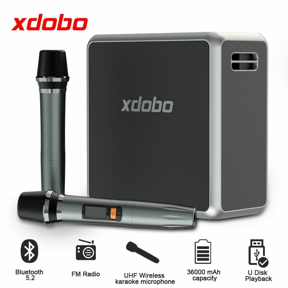 Беспроводной динамик XDOBO King Max 140 Вт высокая мощность громкая громкость караоке аудио уличный сабвуфер