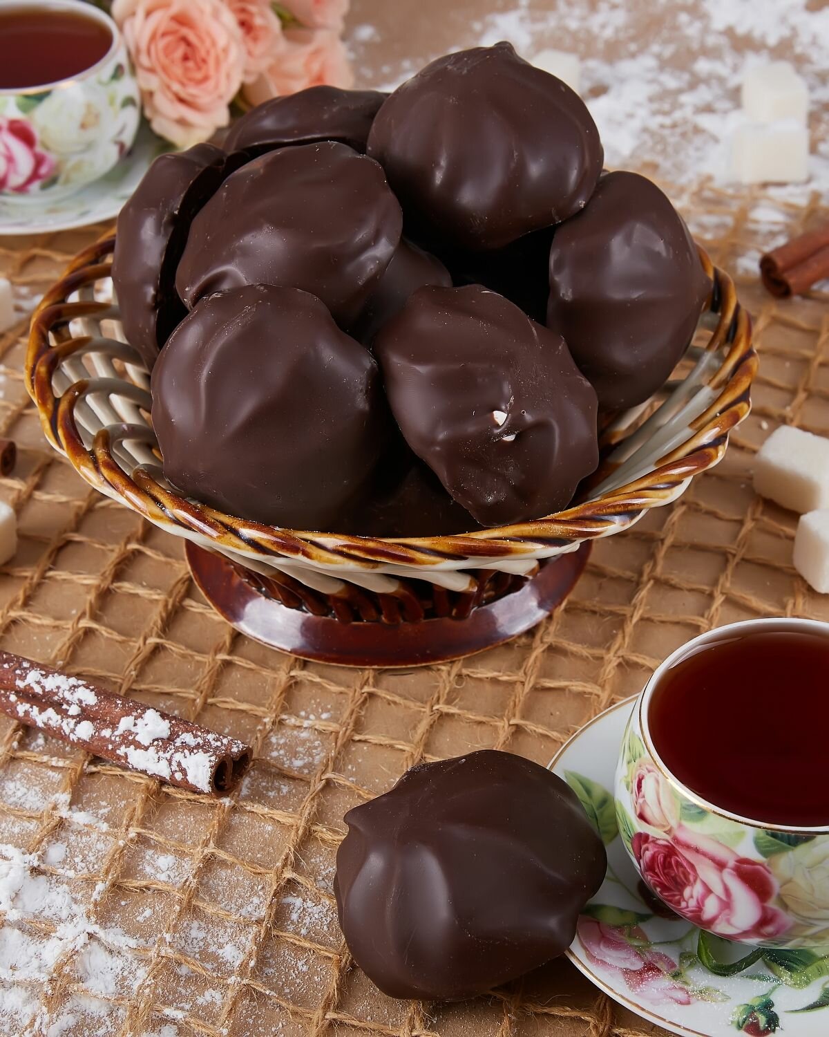 Зефир глазированный со вкусом апельсина