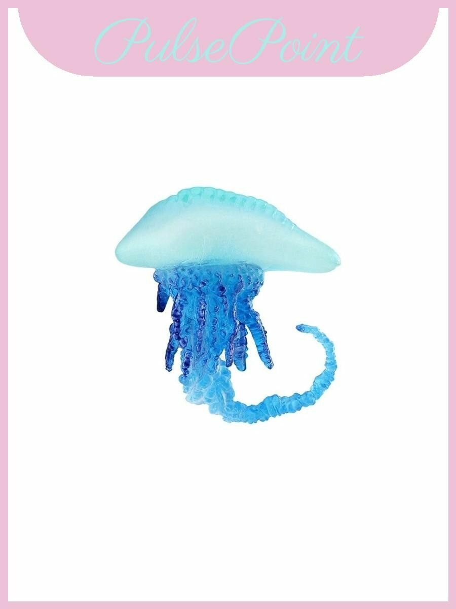 Пластмассовая модель медузы для декора аквариума