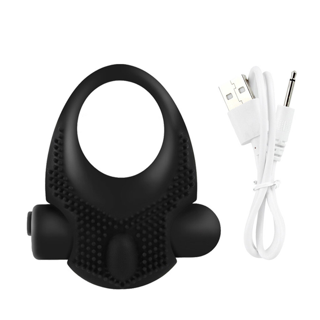 Вибратор для Пар с Кольцами Для Пениса, Вибратор-Симулятор Клитора, Перезаряжаемые Секс-Игрушки для Взрослых для Мужчин, Женщин, Пар