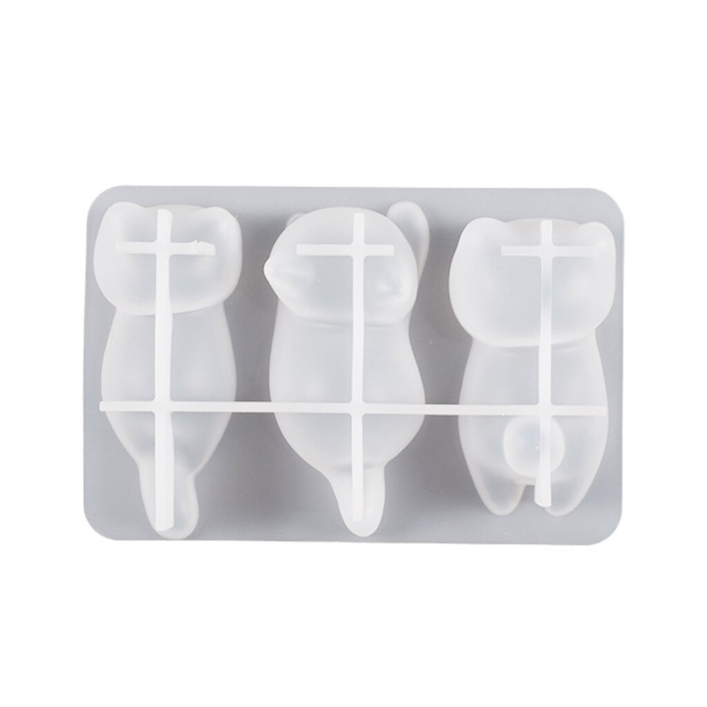 Силиконовая Подвеска Плесень Глиняные Формы Милый Кот Форма Брелка Формы Силиконовый Материал Идеальный Подарок для Любителя Ручного Изготовления