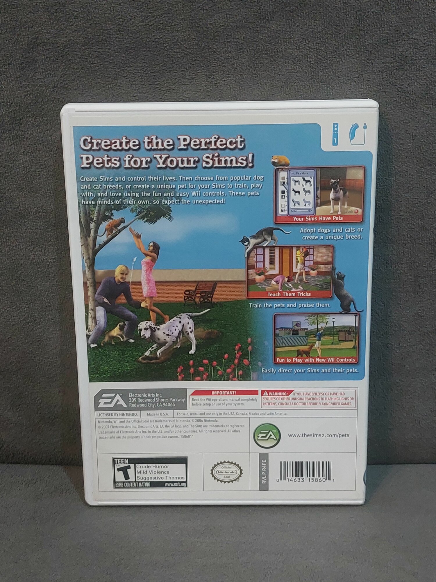 Видеоигра The Sims 2 Pets Wii — фото 1