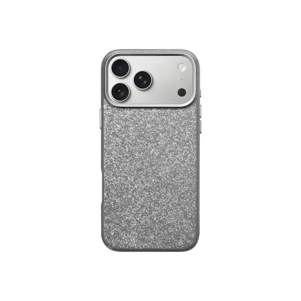 KZDOO Sparkle Shining из искусственной кожи, матовые Серый, Серебряный, Silver, iPhone 17 Pro Max