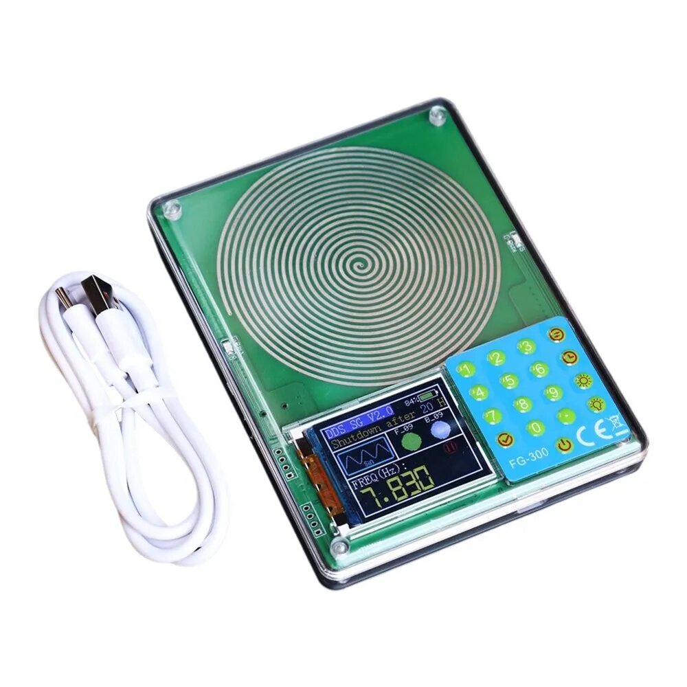 (T H F X) Генератор Сигналов С Функцией DDS 0.001Гц-200КГц Частота Синус+Квадрат+Треугольник+Пила