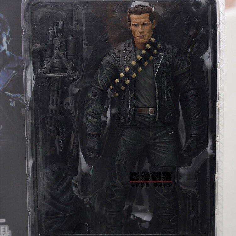 NECA 7-дюймовый Терминатор 2 T800 Шварценеггер металлический скелет версия подвижная фигурка куклы модель