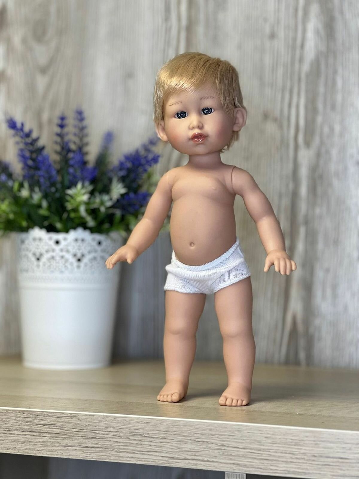 Кукла для девочки 30 см Петит Иван без одежды (M14)