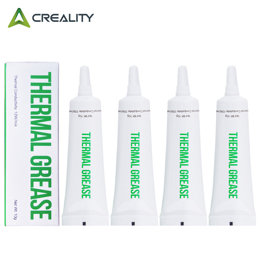 Термопаста Creality 4 шт, непроводящая, коррозионностойкая, экологически чистая, аксессуары для 3D-принтеров