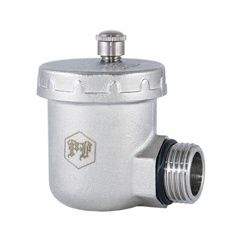 Воздухоотводчик ProFactor автоматический латунь, 1/2 дюйма, угловой, наружная резьба, верхний выпуск