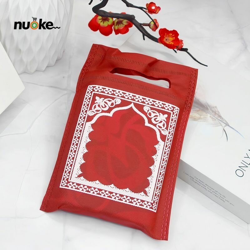 Дорожный молитвенный коврик для намаза зелёный с чехлом, 108 x 68 см