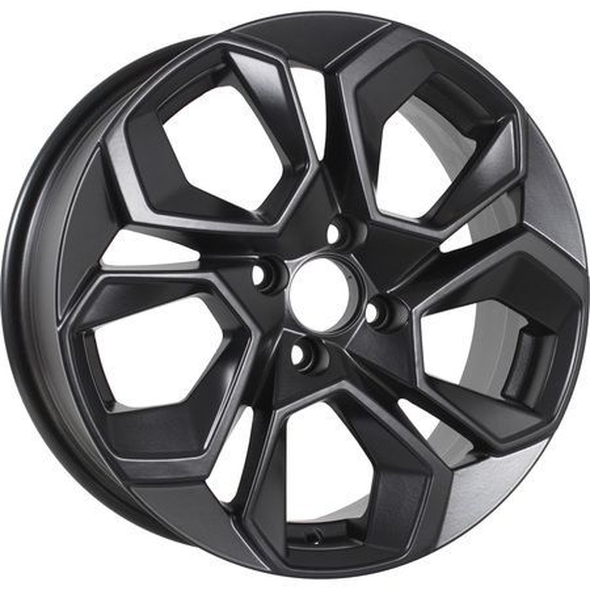 Колесный литой диск KDW KD1620 R16x6.5 4x100 ET45 CB60.1 Black_Painted