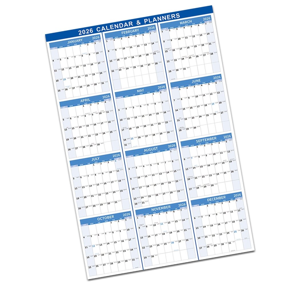 Ежемесячный Календарь На 2026 год Сухое Стирание Календаря Школьные Канцелярские Принадлежности Для Планирования