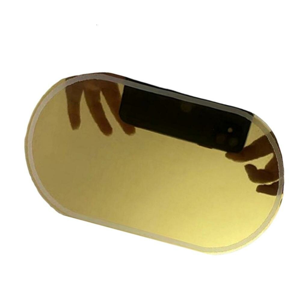 Зеркало для солнцезащитного козырька, Овал маленький золотой