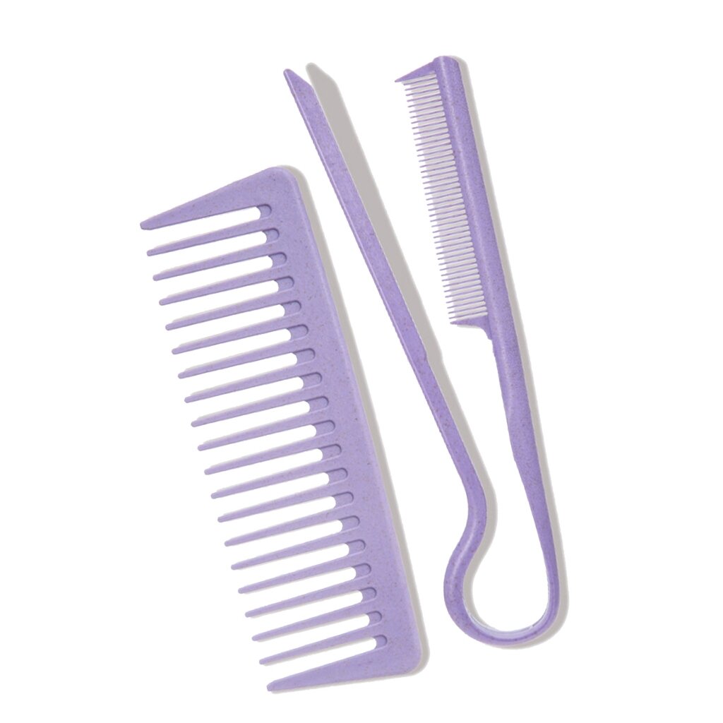 Расческа Для Выпрямления Волос Из Пшеничной Соломы С Широким Зубом, Расческа Для Распутывания Волос, Расческа Для Распутывания Волос, Набор Парикмахерских Щеток Для Укладки Волос