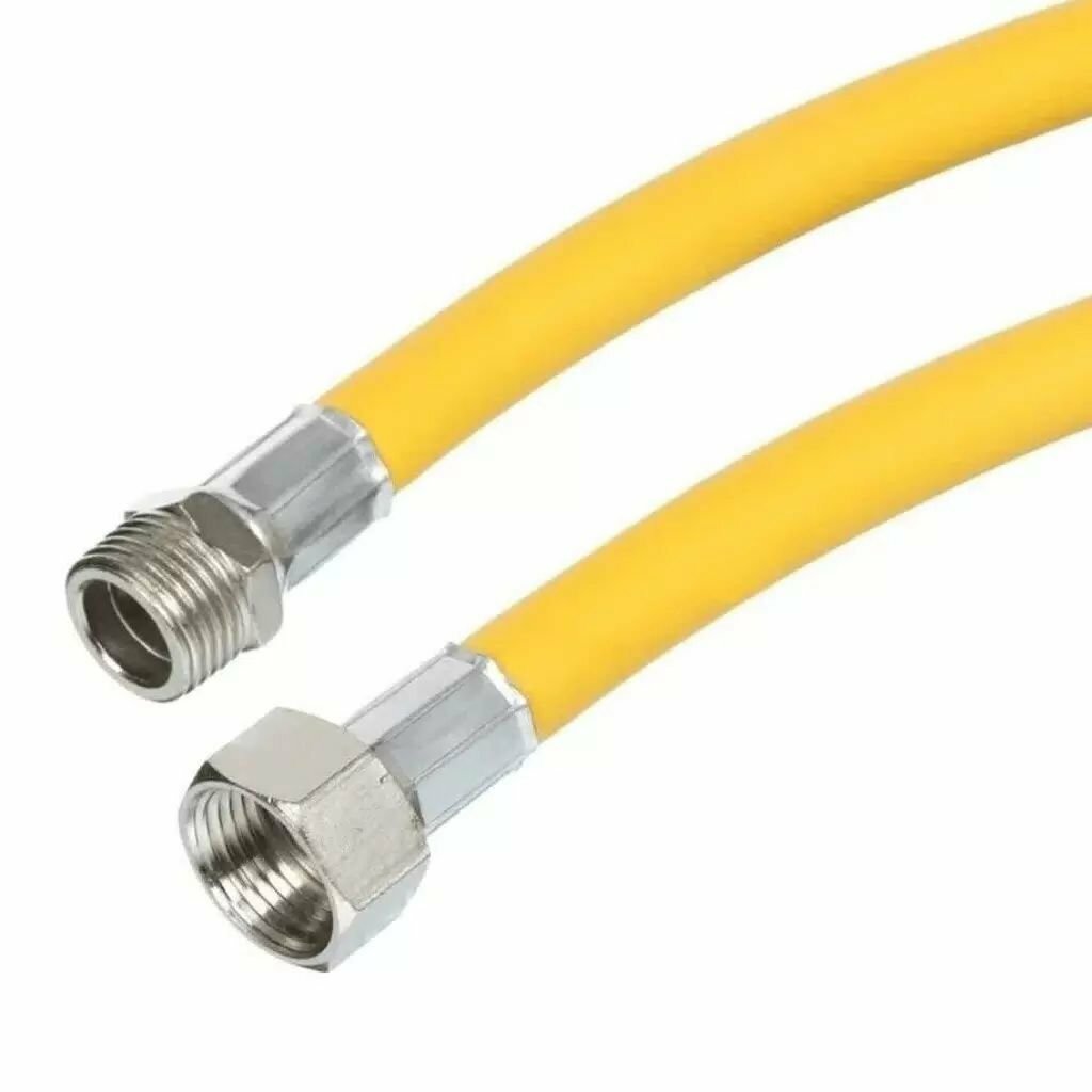 Подводка для газа ELKA 3/4 дюйма 1.5 м, г-ш, ПВХ. Надежный газовый шланг для подключения бытового оборудования