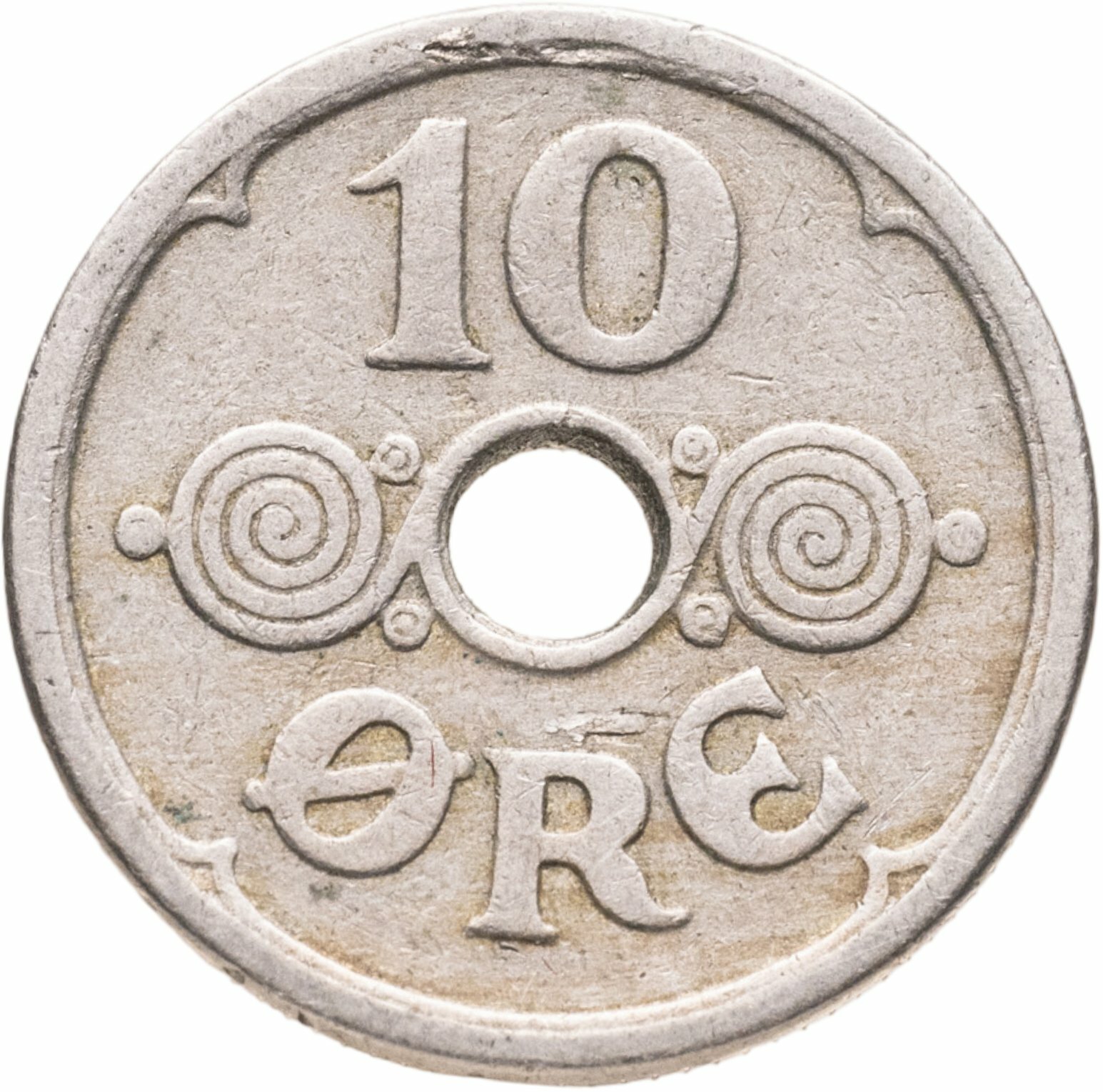 Дания 10 эре (ore) 1925 — фото 1
