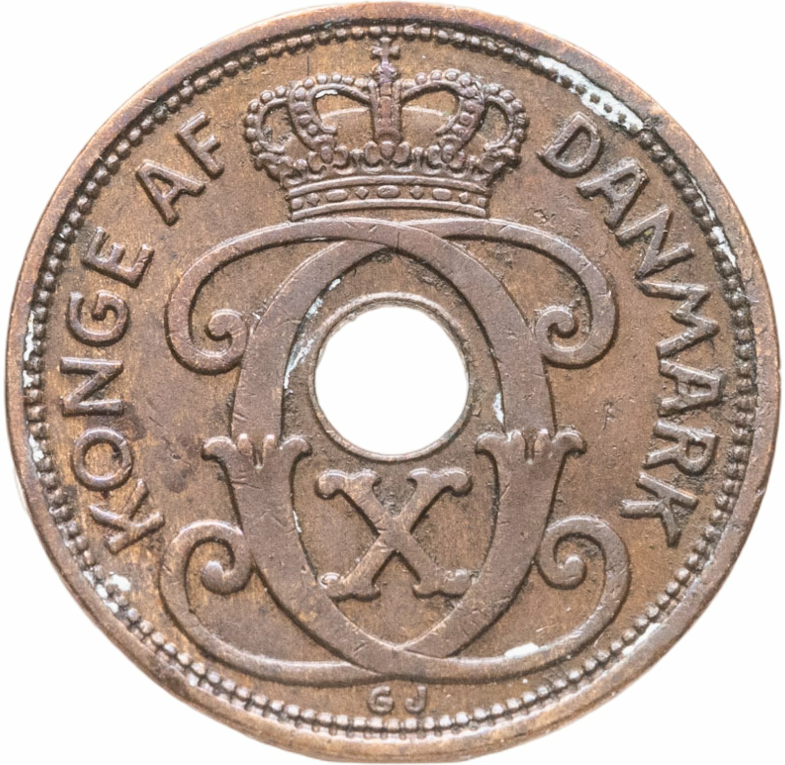 Дания 1 эре (ore) 1929 — фото 1