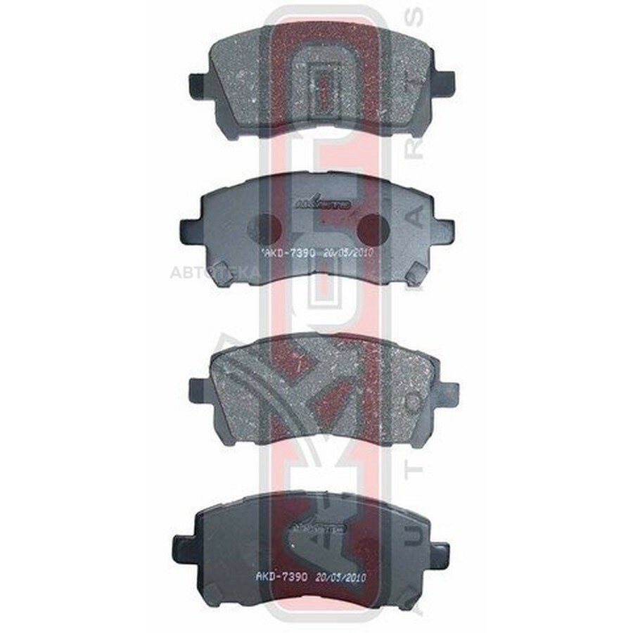 Колодки тормозные дисковые передние AKYOTO AKD7390