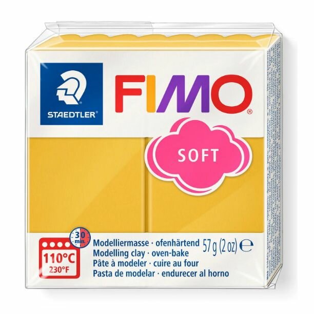 Полимерная глина FIMO "Soft", цвет Манговая карамель, 57 г