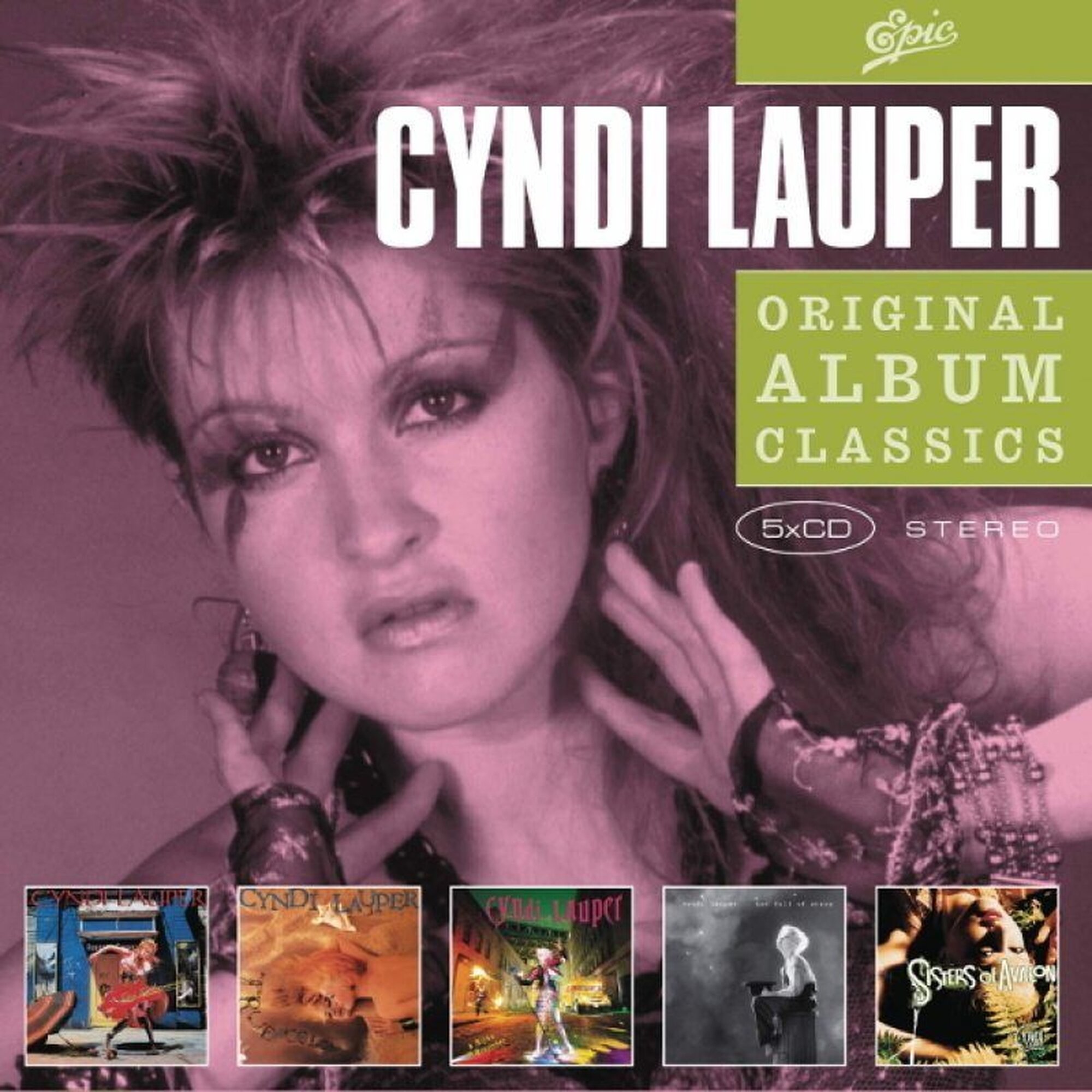 CYNDI LAUPER - Original Album Classics, 5CD (Reissue, Box Set) Компакт диск