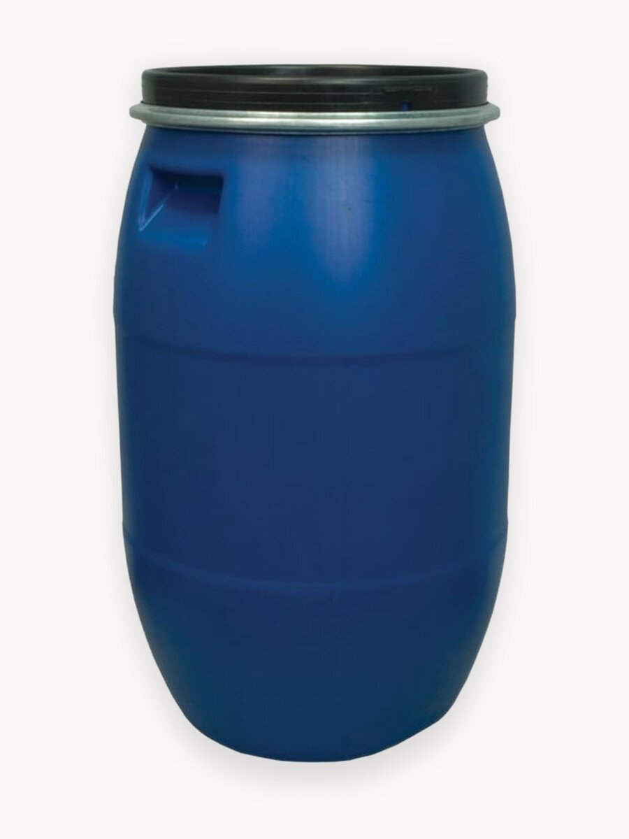 Бочка с крышкой на обруч Тара. ру п/э, 127 л 00219, полиэтилена, удобной