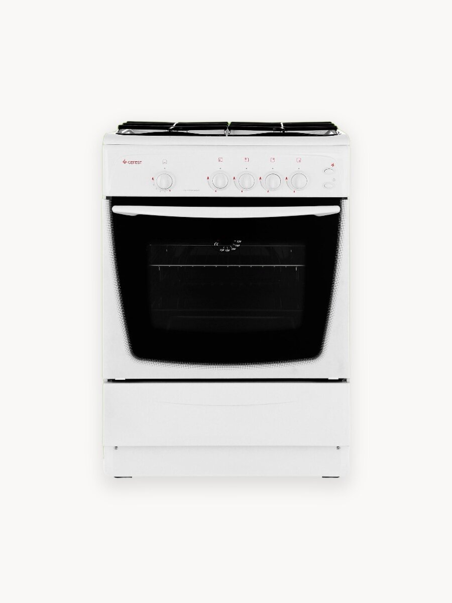Газовая плита (60 см) Gefest GC 612E4WH