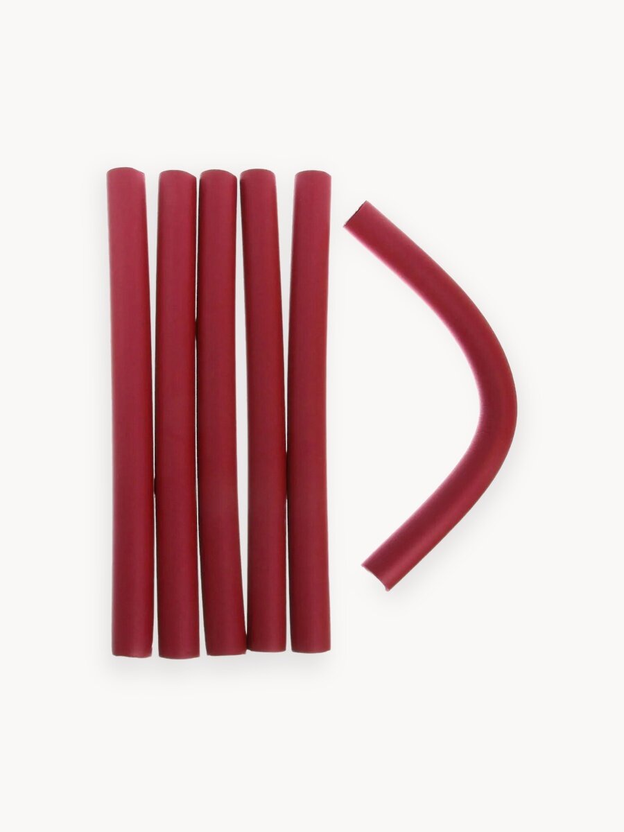 Бигуди бумеранги 6шт, разноцветные, d=20мм, l=24см, для объемных локонов