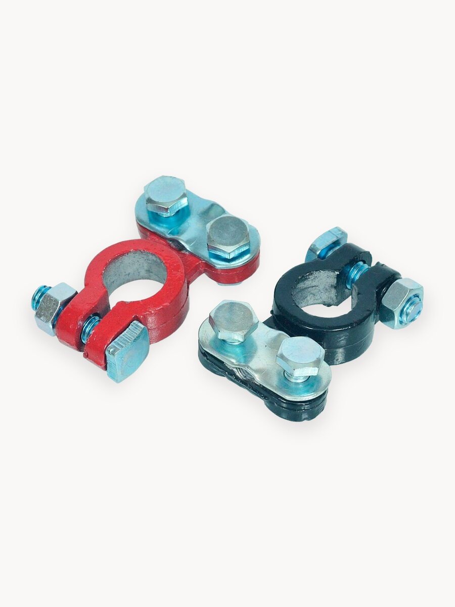 Набор аккумуляторных клемм с зажимом АвтоDело 44642