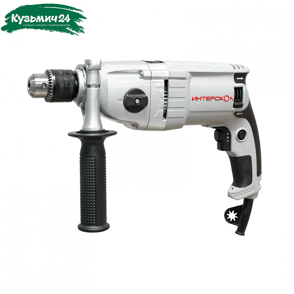 Дрель ИНТЕРСКОЛ ДУ-13/820 ЭР, 1 шт.