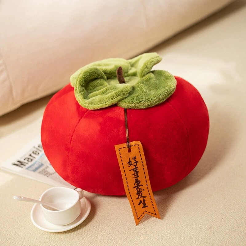 Плюшевая игрушка в виде хурмы, подушка для свадебной церемонии, с орехами и капустой, плюшевая кукла-хурма, подарок на
