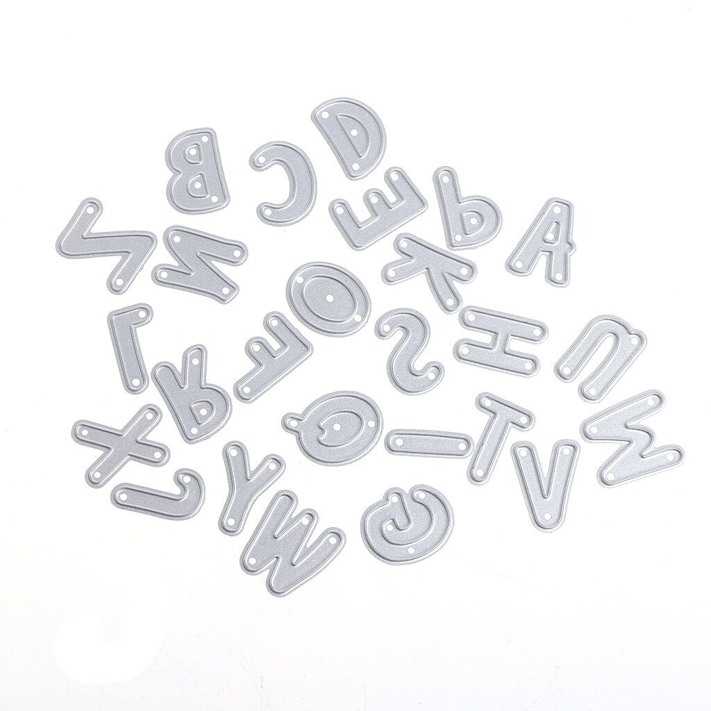 Трафареты Для Вырезания Алфавита DIY Альбом Для Вырезок Бумажная Открытка С Тиснением Ремесло