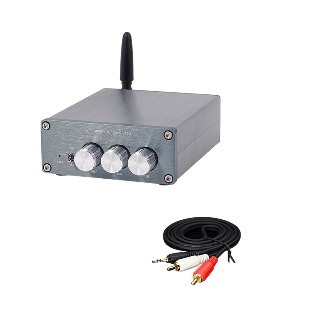 Цифровой усилитель мощности BL53A + сигнальная линия RCA 3,5 об/мин
