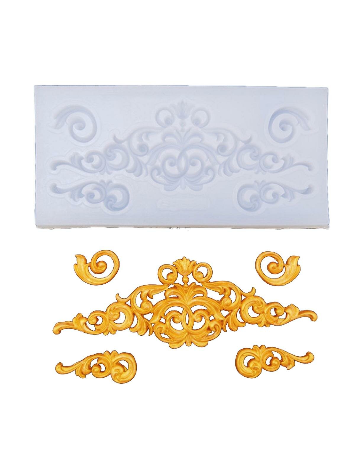 Форма для выпечки торта с тиснением в европейском стиле из помады