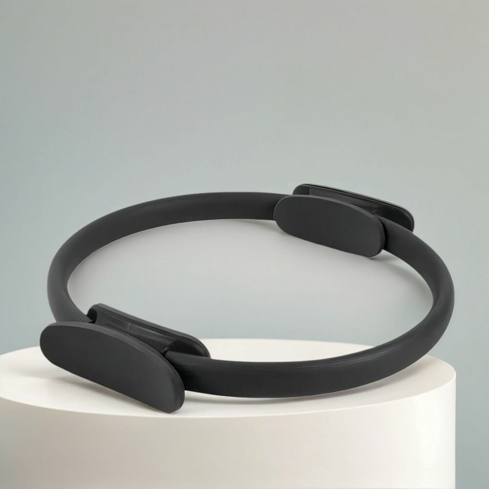 Фитнес-кольцо для пилатеса с нескользящими ручками портативное для бедер, С и ног