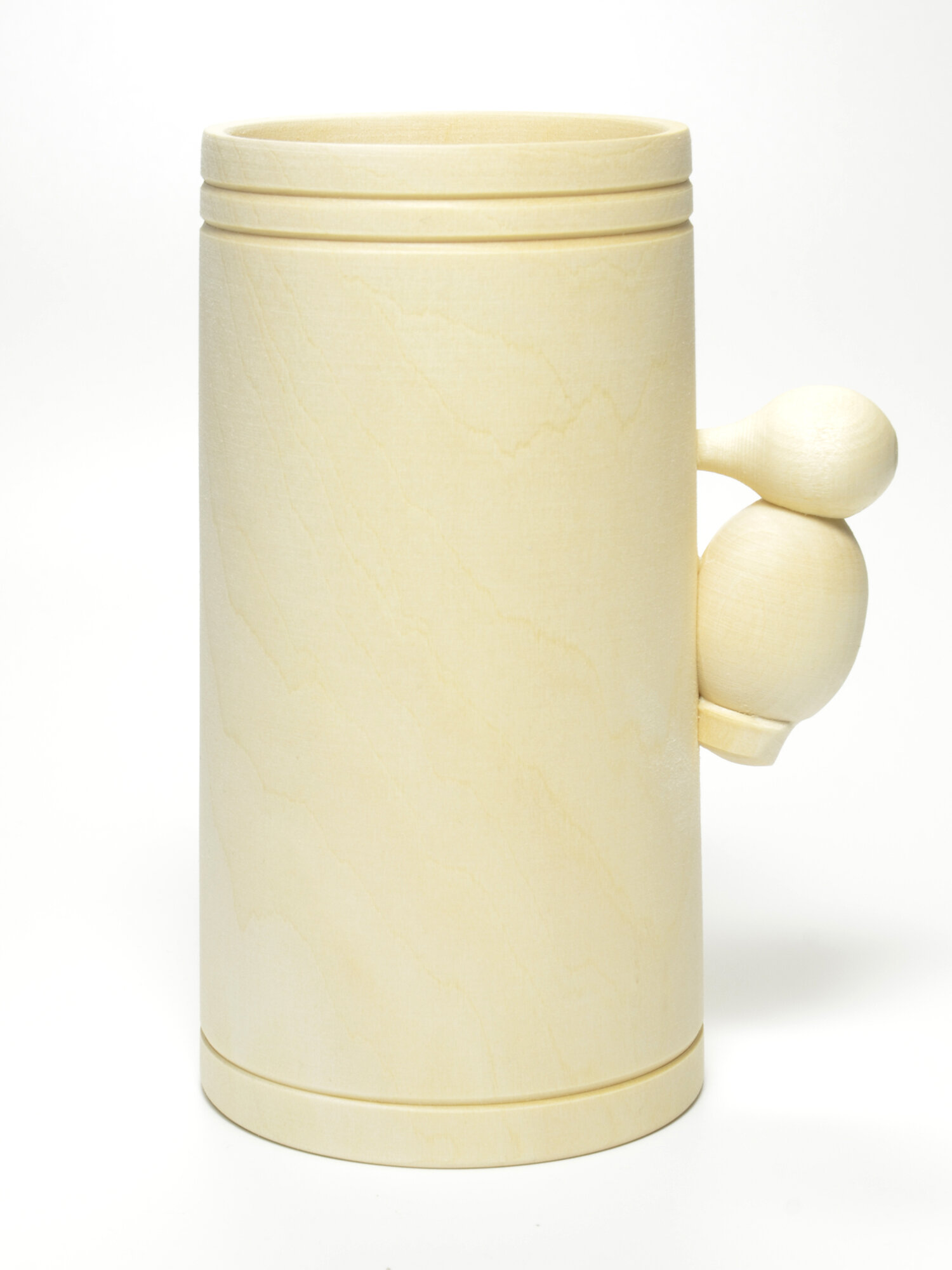 Карандашница с дятлом. Заготовка для росписи и декупажа. Высота 14 см.