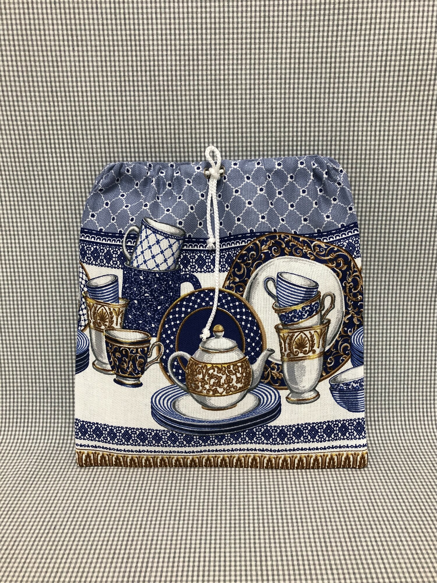 Мешочек из рогожки 26х28 см, цвет м28-4, хлопковый, для упаковки и хранения