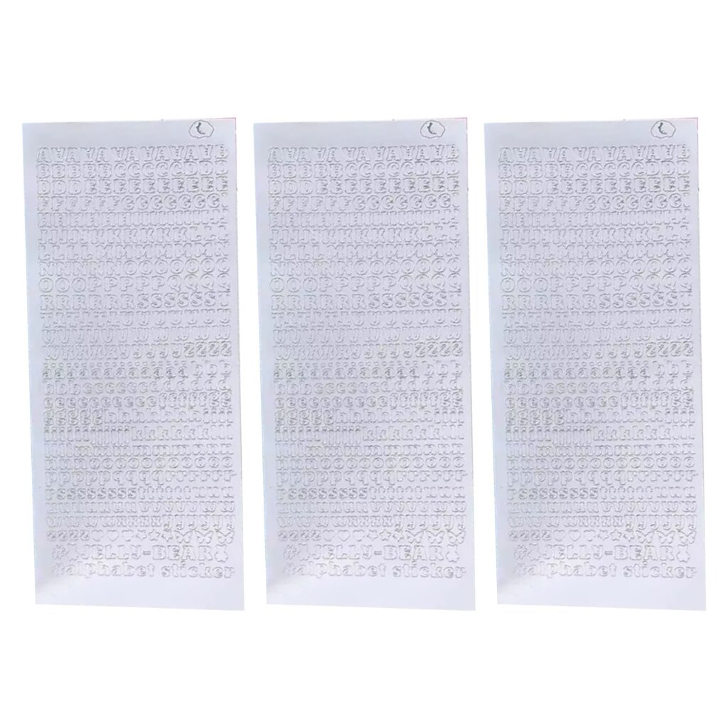 Наклейка с алфавитами на 3 листа, Корейская наклейка, наклейка с письмом, наклейка для вырезок, наклейка для журнала, Декоративная этикетка