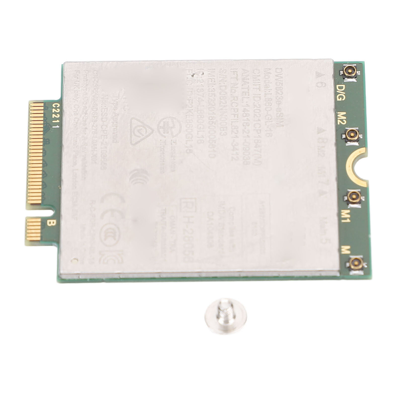 4G LTE MODULE сетероская карта L860-GL-16 DW5823E-ESIM NGFF M.2 1 Гбит / с Скорость Интернета для широты 3440 3540 7440