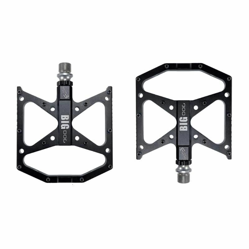 Алюминиевые педали для BMX/MTB с 3 подшипниками, Черный